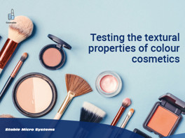 The definitions of important cosmetic properties